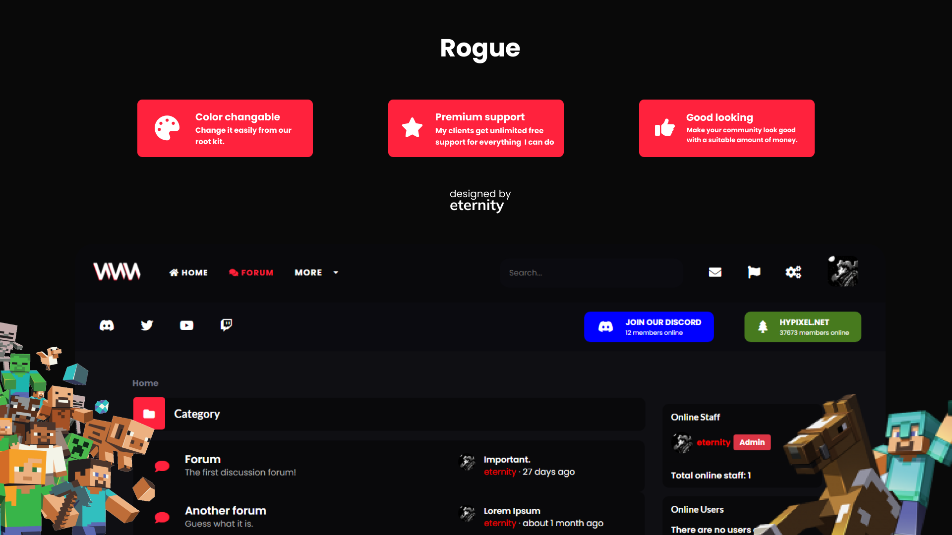 Rogue THEME • NamelessMC